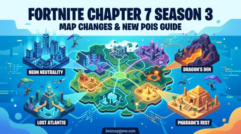 Fortnite Chapter 7 Season 3 Map Changes and New POIs Guide 2026